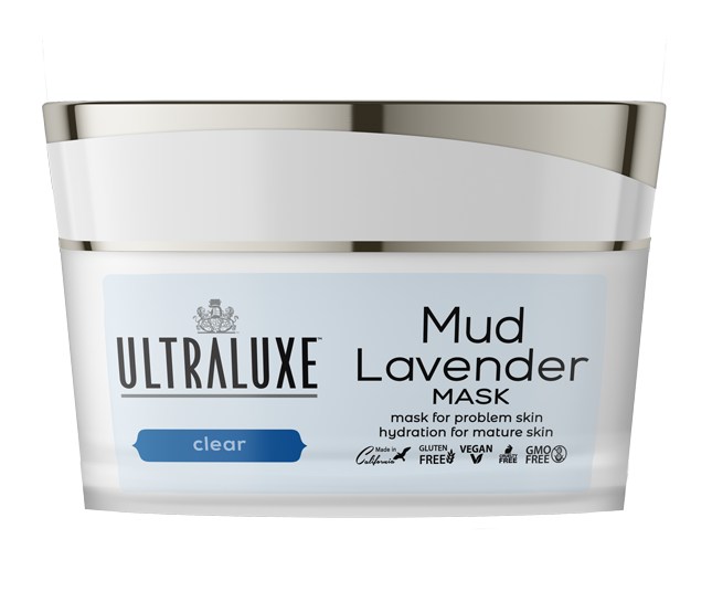 UltraLuxe Mud Lavender Mask - Ultraluxe Skincare